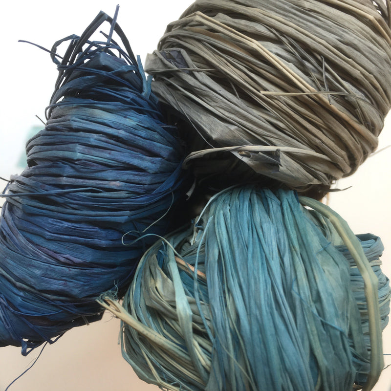 Raffia 150g - Ombré Blue - The Raffia Connection