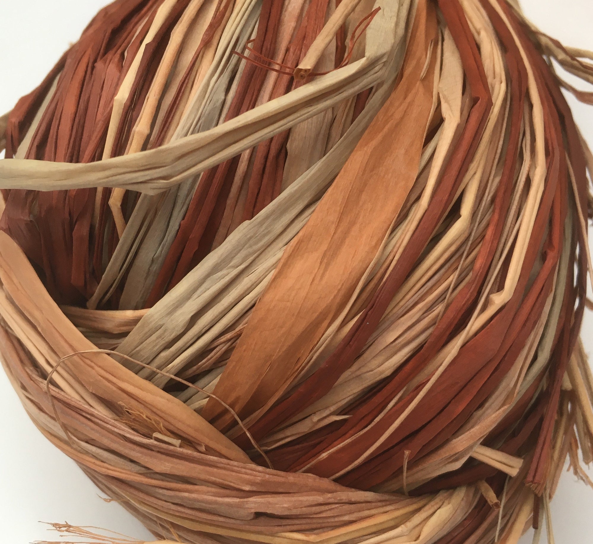 Raffia Basket Kit - Ombré Chestnut - The Raffia Connection