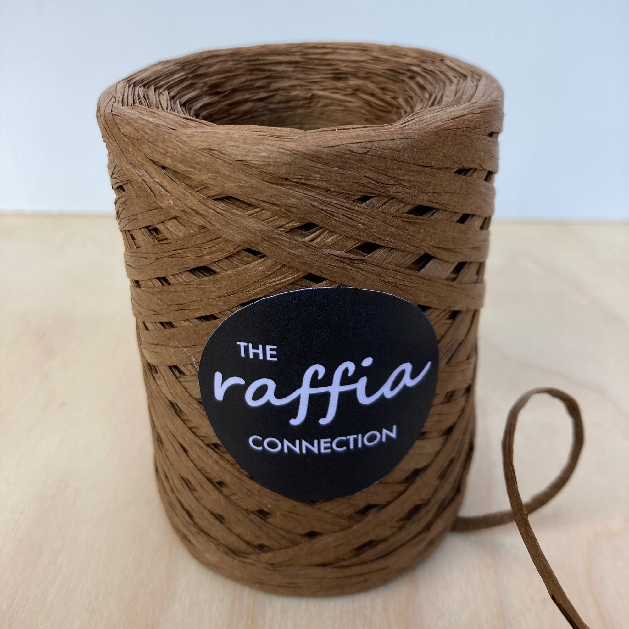 Paper Raffia 100m Brown - The Raffia Connection