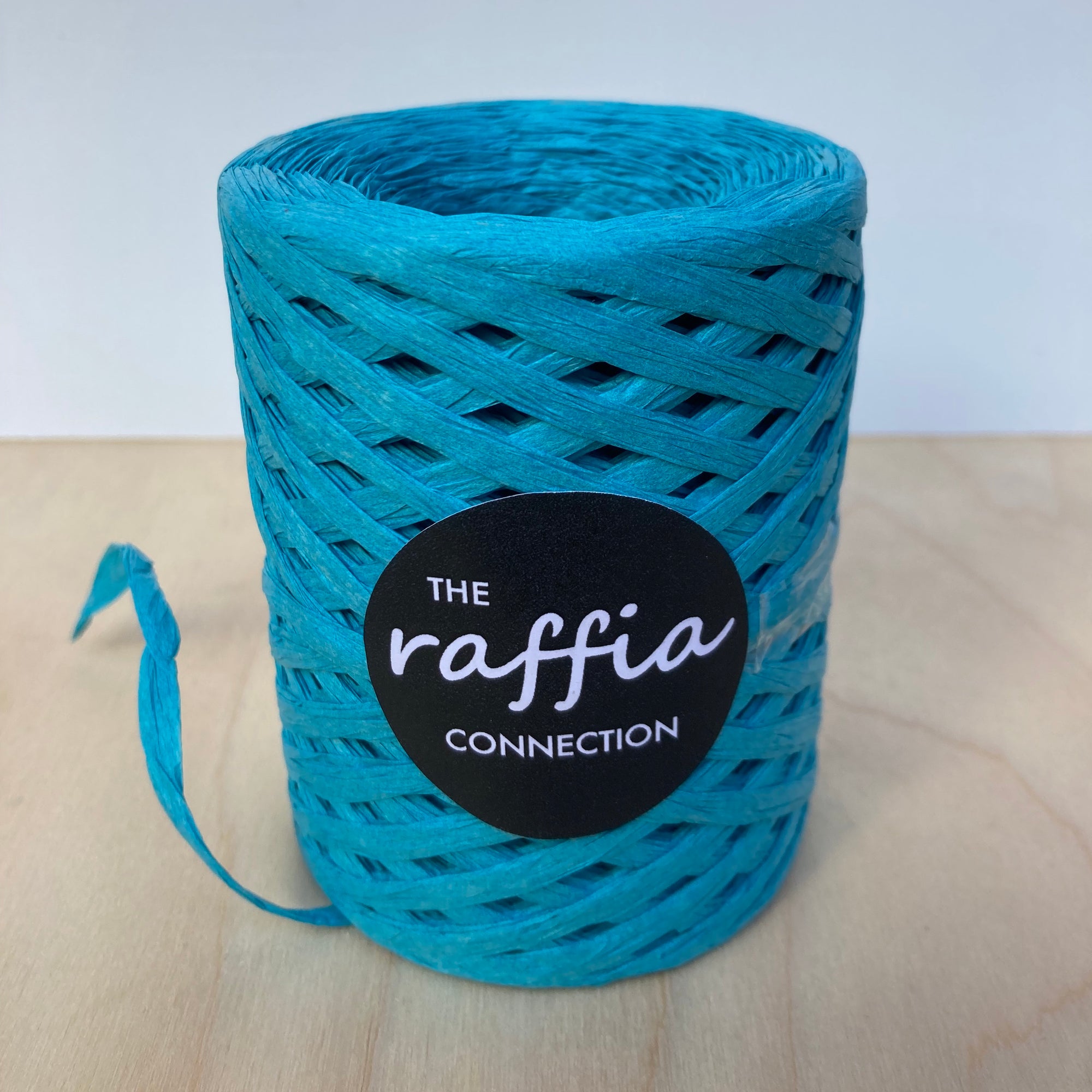 Paper Raffia 100m Turquoise - The Raffia Connection